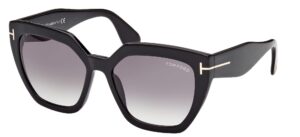 tom ford square sunglasses tf939 phoebe 01b black 56mm ft0939