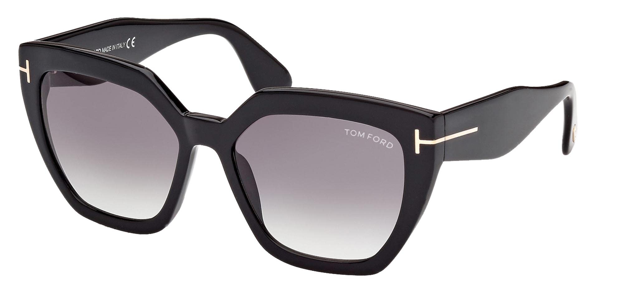 Tom Ford Square Sunglasses TF939 Phoebe 01B Black 56mm FT0939