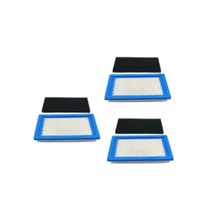 mowfill 3 pack 11013-7017 air filter with pre filter 11013-7016 replace kawasaki 11013-7034 03748502 2153800 5101655x4 21538000 531308157 531 30 81-57 miu10998 fits fh381v fh430v x300 x300r