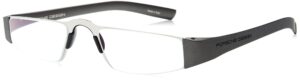 porsche design p8801 iconic reading glasses (f - titanium, silver, 2.00, multiplier_x)