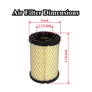 Kvjicdo 737-05129 Air Filter 951-12690 Oil Filter Fit For C-Cadet T-Bilt MTD Engine Fuel Filter Spark Plug kit Parts Rep 937-05129 490-200-M070