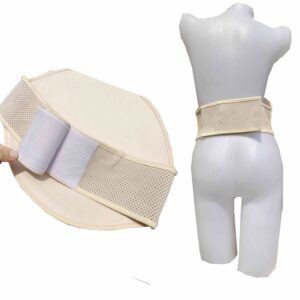 BIMEI Fake Pregnancy Belly Sponge Belly Film Props Tv Series Props Spoof Costume Cosplay Lightweight (Beige, Twins 5‑8 Months)