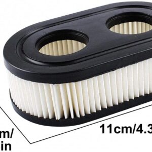 593260 Briggs and Stratton Air Filter - Lawn Mower Air Filter Replacement for 798452 Series Engine,4247 5432 5432K 09P702 Mower Replacement Accessories (10PCS)