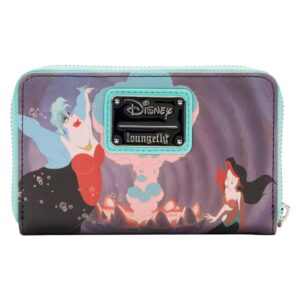 Loungefly Disney The Little Mermaid Princess Scenes Series Zip Around Wallet