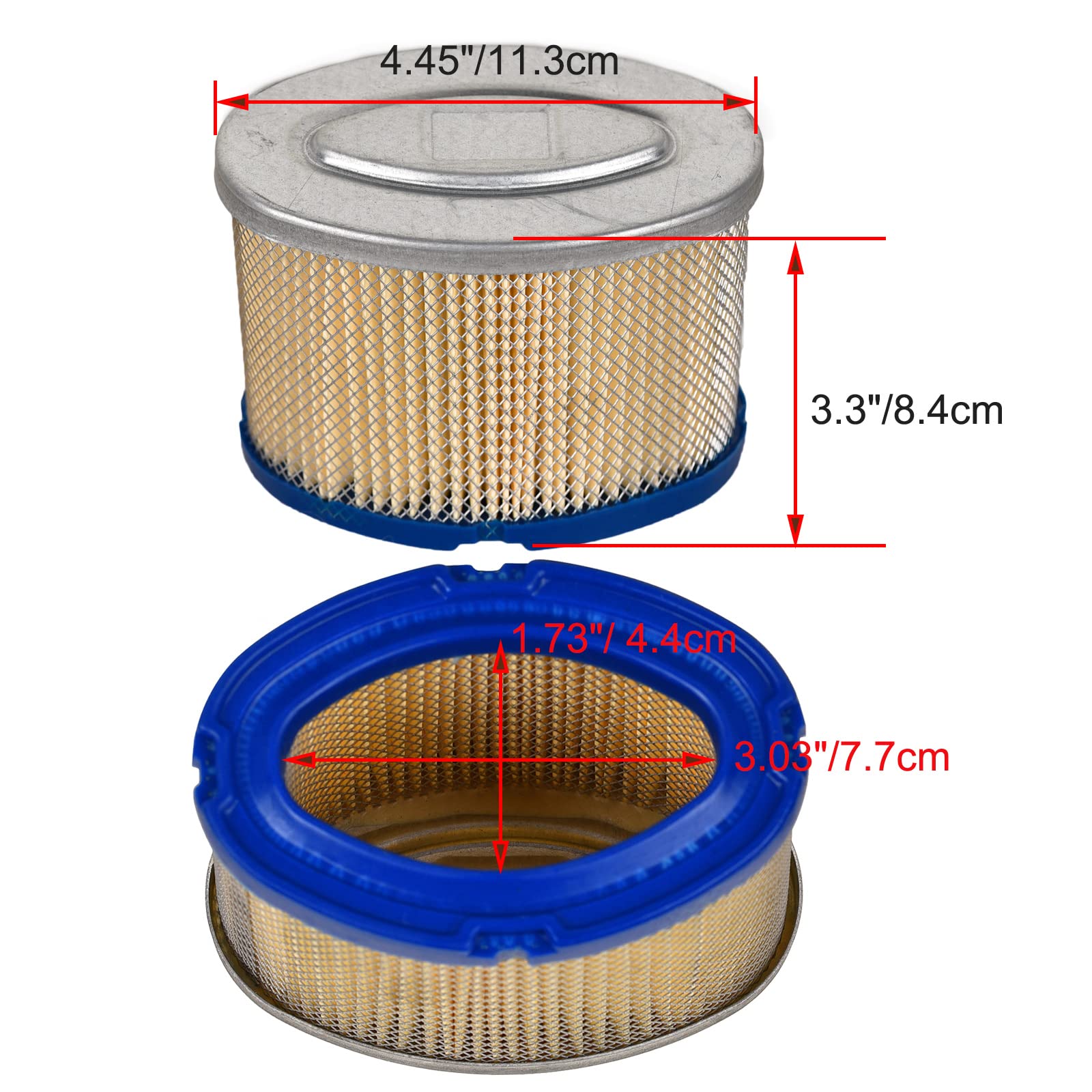 HIFROM 140-2105 Air Filter Element Compatible with Onan QG RM KVD & Microlite KV KVC Model Generators 1402105