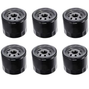 mr mower parts 6 pack oil filter compatible with briggs & stratton 492932 john deere lg492932s kohler 25-050-01 28-050-03 replaces oem