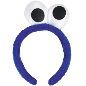 everyday sesame street deluxe blue fabric headband (12 mos.) - 7" x 5" (1 count) - perfect party wear & celebration essential