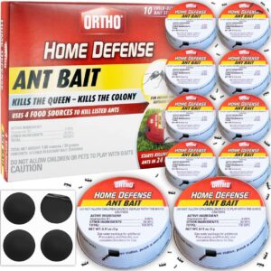 ant traps indoor by ortho home defense 10pk- metallic & adhesive ant killer indoor & ant killer outdoor - ant trap & ant bait traps indoor ant killer - ant traps outdoor,ant bait outdoor