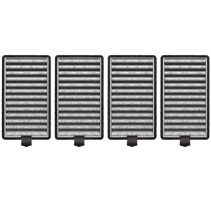 Fette Filter -DSTx HEPA + Carbon Premium Filter Replacement Compatible with Clarifion DSTx Mini Personal Air Purifiers - Pack of 4