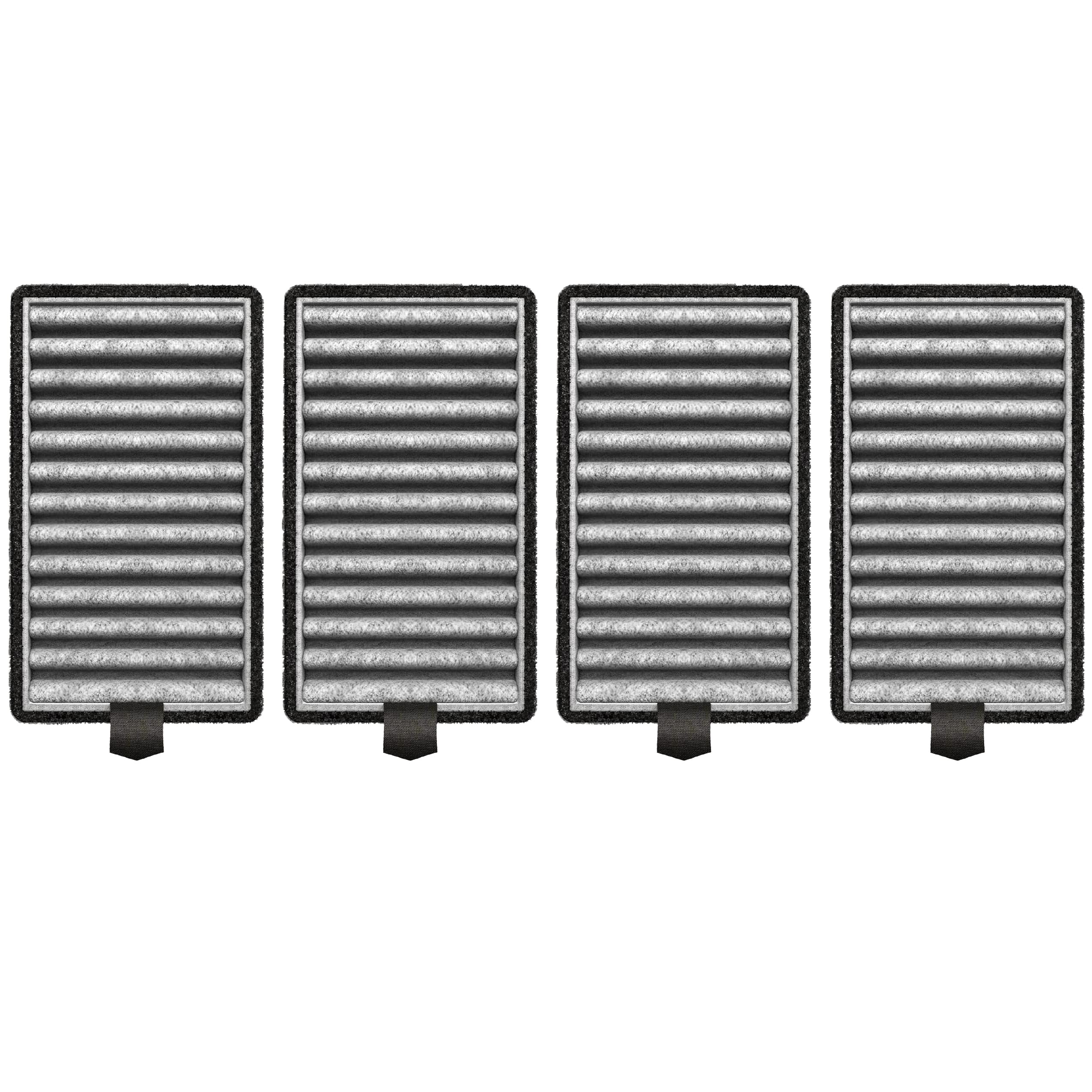 Fette Filter -DSTx HEPA + Carbon Premium Filter Replacement Compatible with Clarifion DSTx Mini Personal Air Purifiers - Pack of 4