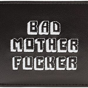 Miramax, Officially Licensed Black/White Embroidered Bad Mother Leather Wallet