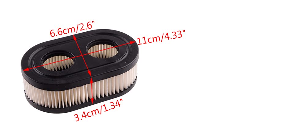 Air Filter compatible for Husqvarna 550EX 725EXI 625EX 675EX 140cc Lawn Mower 593260 594106