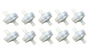 eopzol 394358 fuel filter fits for briggs stratton 394358s 298090 75 micron lawn mower, 10-pack