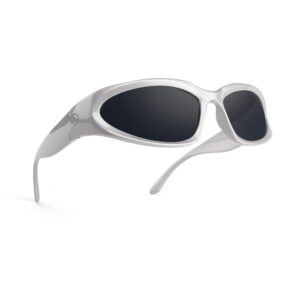 kenbo y2k sunglasses wrap around futuristic sunglasses trendy for men women shield mask visor glasses