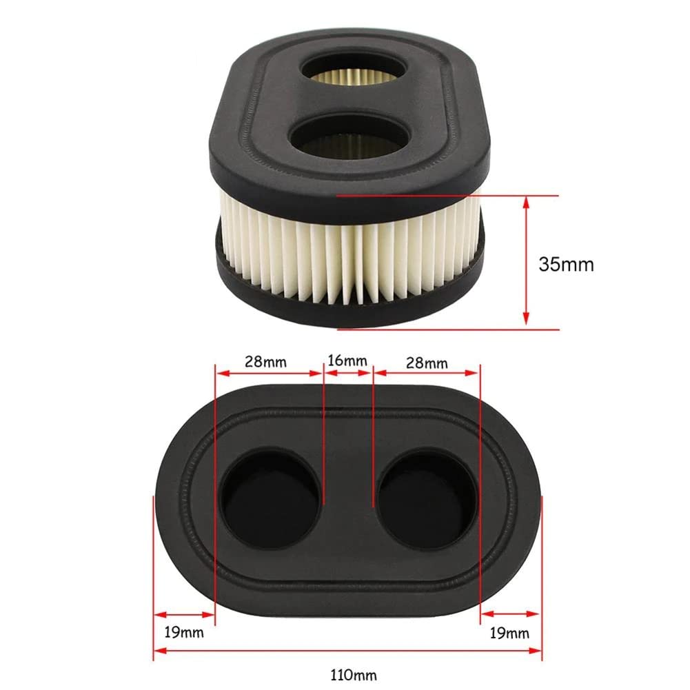 Air Filter Spark Plug For Troy-Bilt TB330 TB370 TB230 TB200 TB115 TB110