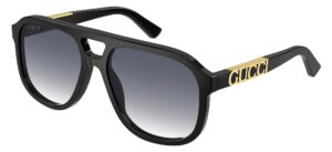 gucci pilot sunglasses gg1188s 002 black 58mm