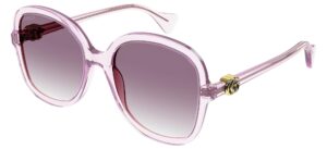 gucci gg1178s pink/pink/violet one size