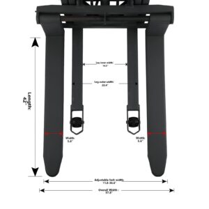 APOLLOLIFT Semi-Electric Pallet Stacker with 3300Lbs Cap 118" Lifting Height Fixed Legs for Open Bottom Pallet