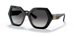 dolce & gabbana dg 4406 black/grey shaded 54/19/140 women sunglasses