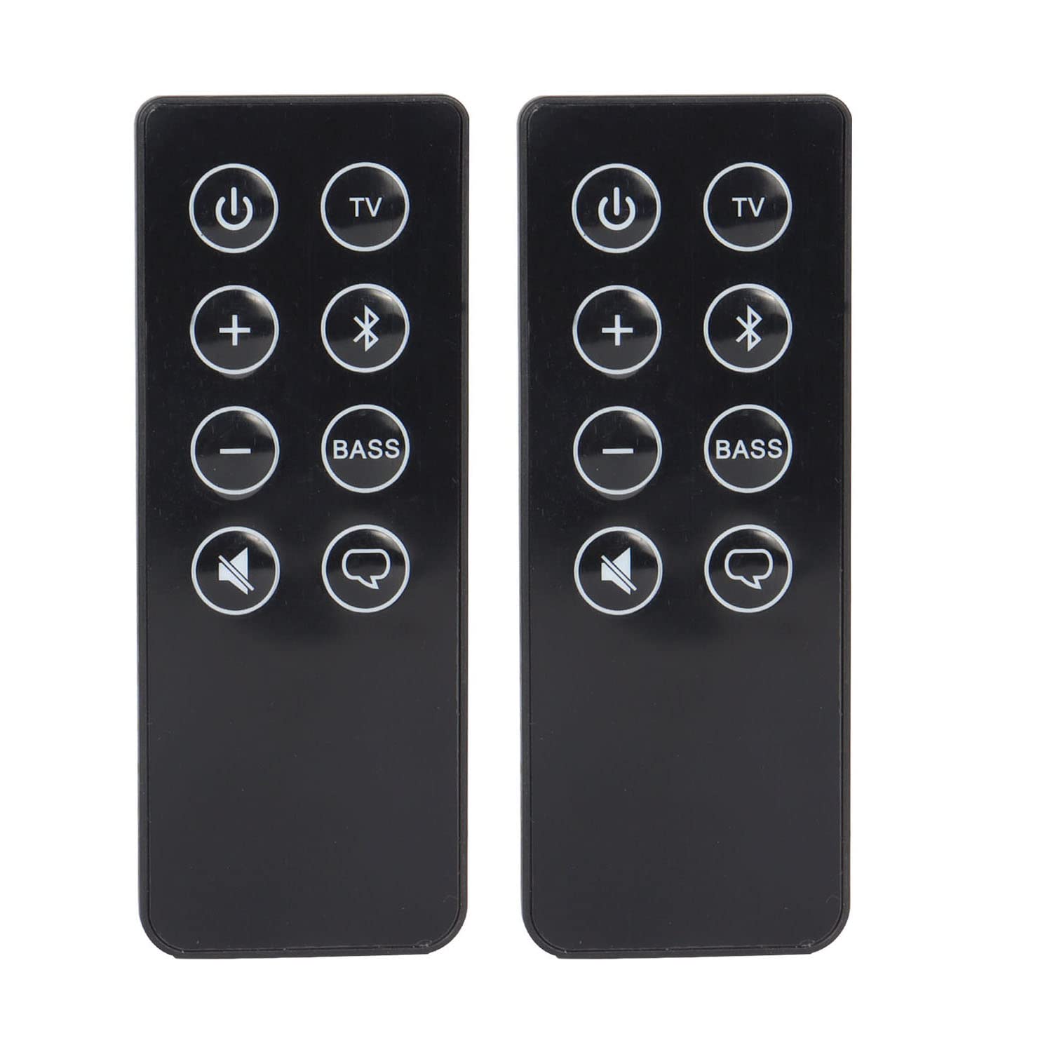 2 pcs Replacement Remote Control Compatible with Bose TV Speaker & Solo Soundbar Series II, Compatible with Bose Solo 5 10 15 Series II TV Sound System 431974 410376 418775 845194 (NO Battery)