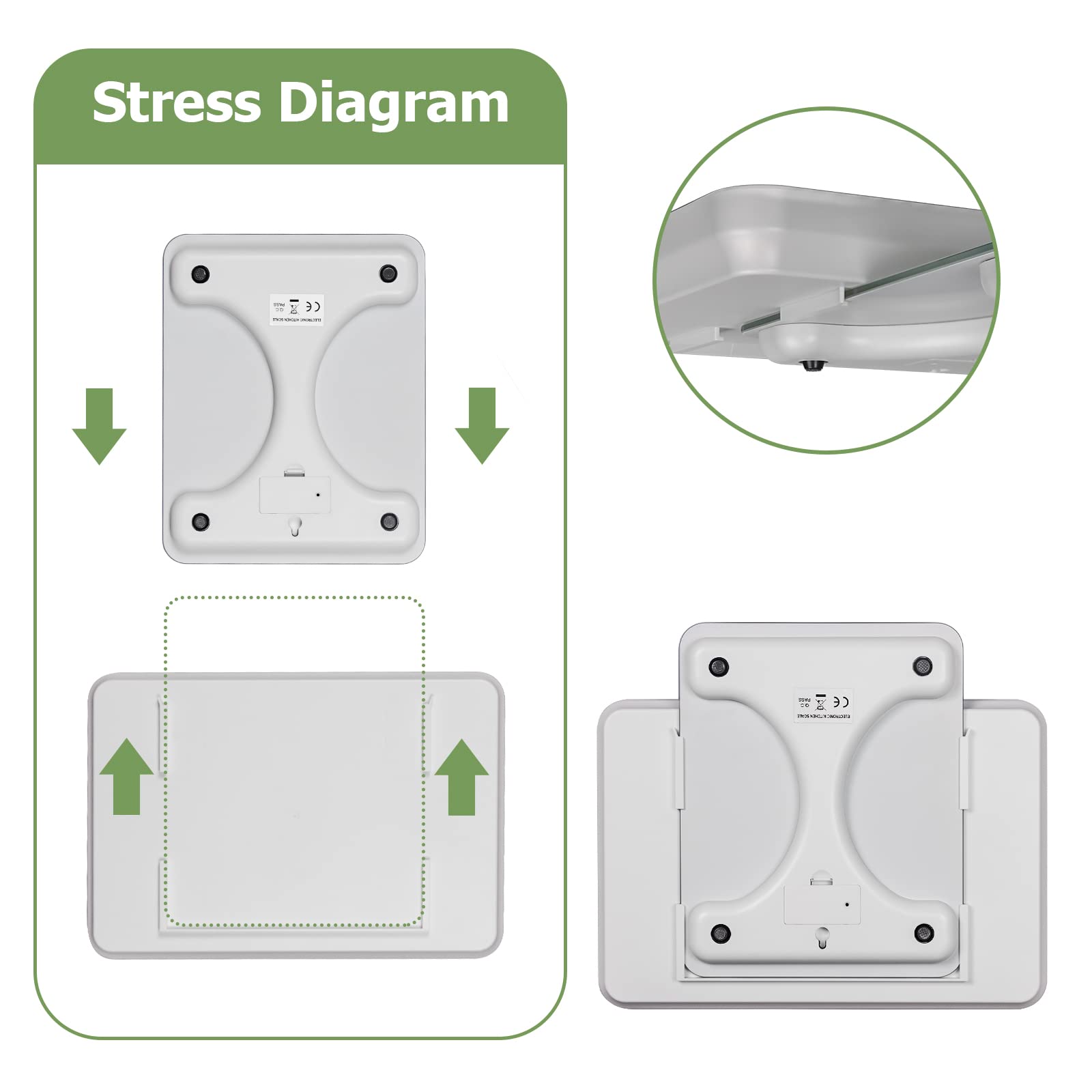 Digital Small Animals Scales for Weighing with Tape Measure, Detachable Tray Puppy Whelping Scale with High Precision Weigh Your Kitten, Rabbit, Multifunction Scales for Small Dogs Cats Crawl Pet