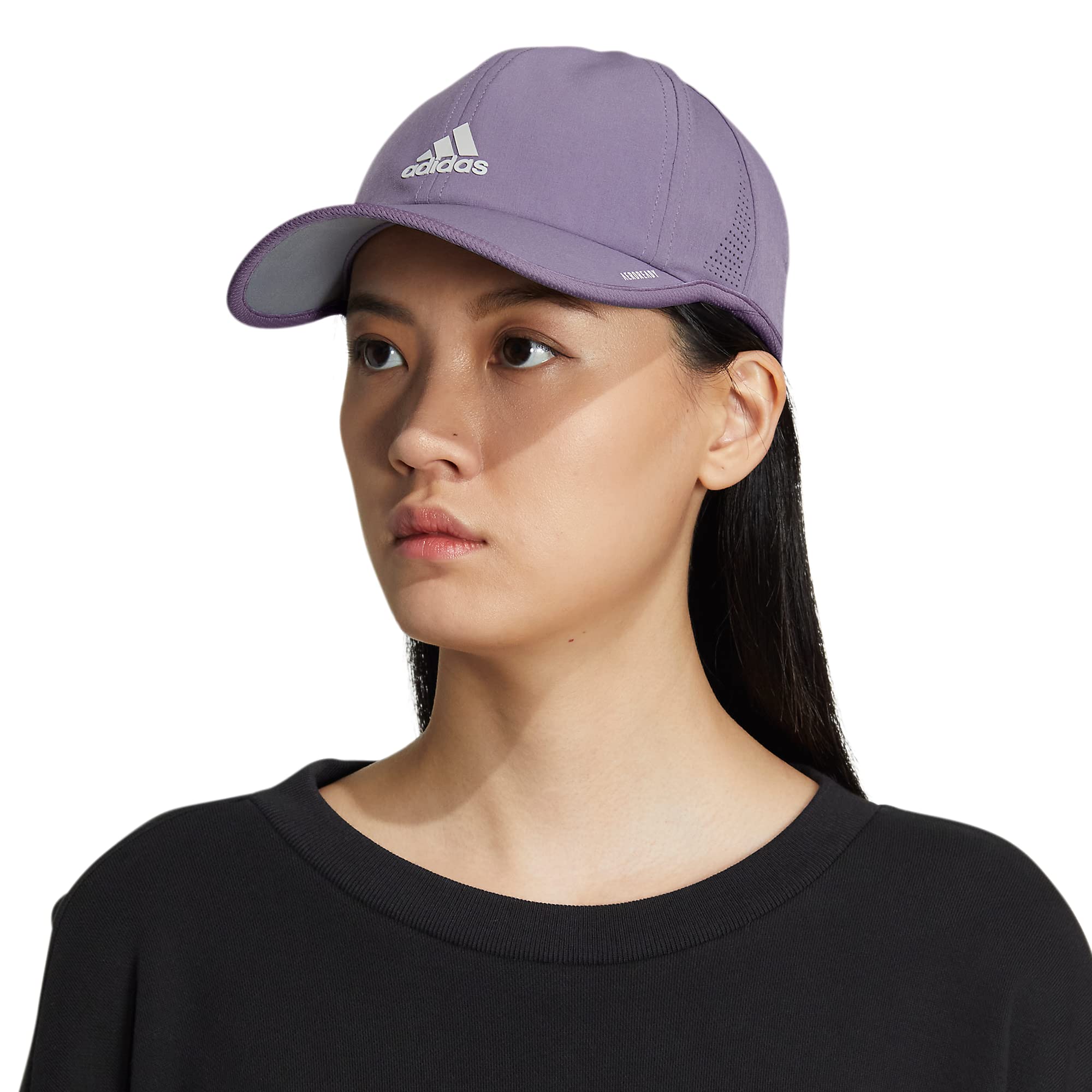 adidas Women's Superlite 2 Relaxed Adjustable Performance Cap, Shadow Violet/Clear Grey, One Size