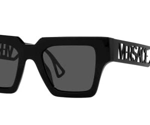 Versace Woman Sunglasses Black Frame, Dark Grey Lenses, 50MM