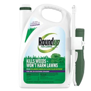 roundup for lawns₄ ready-to-use (southern) - all-in-one weed killer for lawns, extended reach wand, 1 gal.