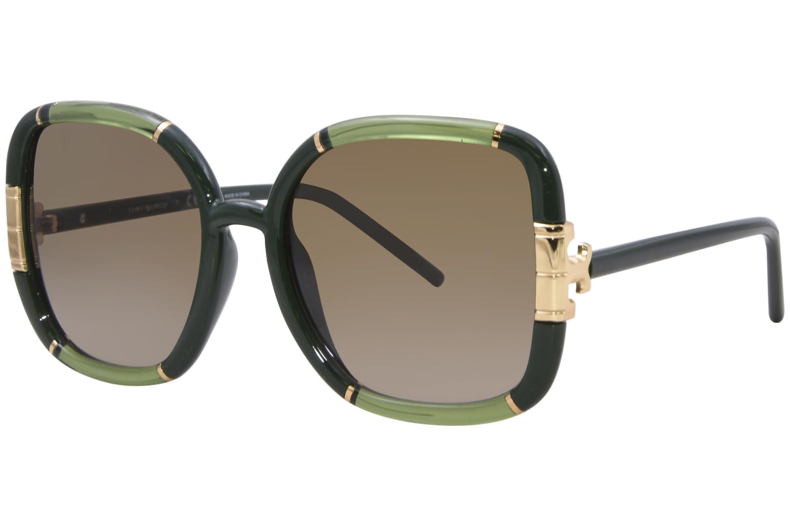 Sunglasses Tory Burch TY 9071 U 189713 Transparent Olive/Olive