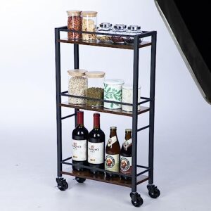 alloswell slim rolling cart