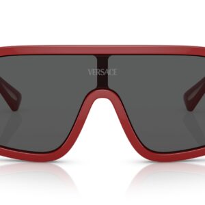 Versace Woman Sunglasses Red Frame, Dark Grey Lenses, 0MM