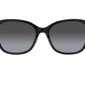 Coach HC8349U Universal Fit Sunglasses, Black/Grey Gradient, 56 mm