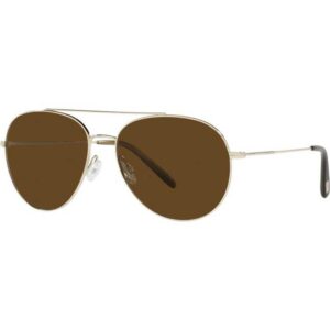 oliver peoples ov1286s - 503557 sunglasses airdale soft gold w/true brown 61mm