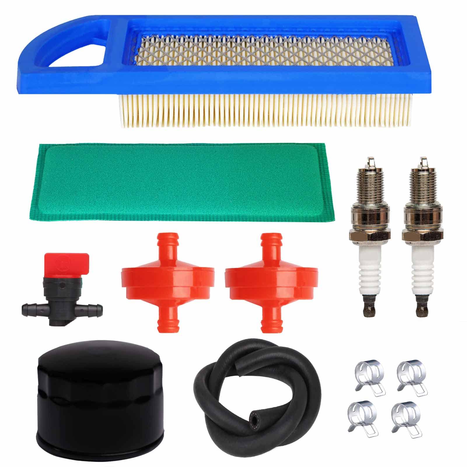 Fremnily Compatible with 795115 Air Filter, Premium 697153 698083 794422 697014 697776 gy20573 Air Filter Tune kit Compatible with Briggs and Stratton 14-17.5HP Engine Lawn Mower