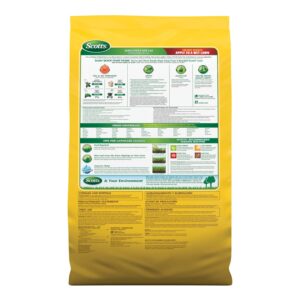 Scotts Turf Builder Weed & Feed5, Weed Killer and Lawn Fertilizer, Controls Dandelion Clover and More, 12,000 sq. ft, 33.95 lbs.