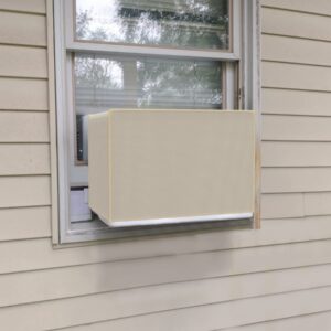 Forestchill Window Air Conditioner Cover for U-shaped 8,000/10,000/12,000 BTU Window AC Unit, Heavy Duty 600D Weatherproof Air Conditioner Cover for Outside Unit