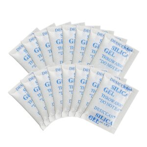 food grade silica gel desiccant packets, 2 gram 250pcs desiccant packs for moisture control, rechargeable silica gel packets moisture absorbers for storage