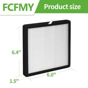 FCFMY 4 Packs True HEPA Replacement Filters Compatible with Westinghouse 1701 1702 1903 Purifier