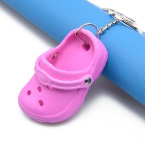 CEMMY XU Women Cute Shoes Style Keychain - Kids Girls Boys Lovely Key Buckle for Birthday Gifts Pink