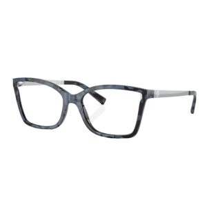 michael kors mk 4058 3333 blue tortoise plastic cat-eye eyeglasses 54mm