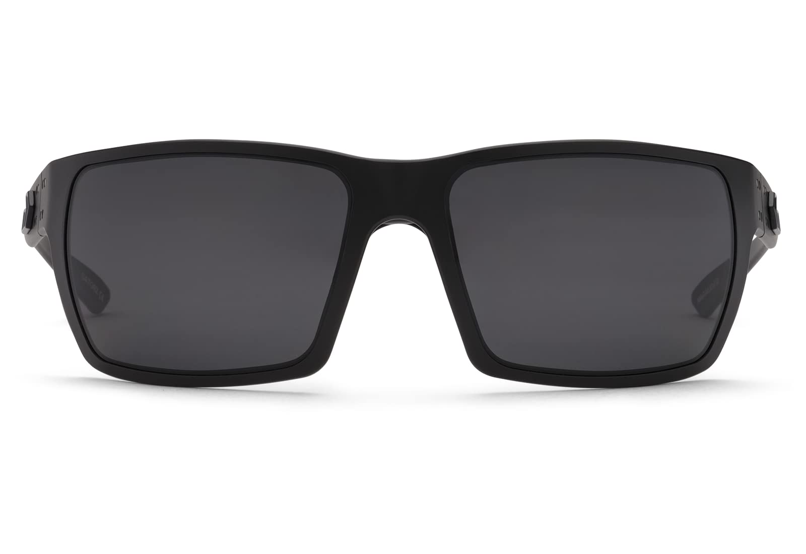 Gatorz Eyewear Marauder Sunglasses - Black Cerakote with Black Logo Smoke Polarized Lens