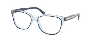 michael kors martinique mk 4090 blue transparent 52/16/140 women eyewear frame