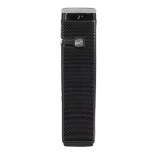 holmes aer1 true hepa medium room air purifier tower plus ionizer with touch controls, 743 sq. ft. coverage, 8-1/4" x 27"