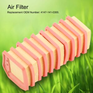 ZPSHYD Air Filter Cleaner, 10Pcs Lawn Mower Air Filter Cleaner Mower Air Filter for Edger Lawn Tool Replacement for Stihl FS410 FS460 FS240 FS260 FS360 Trimmer