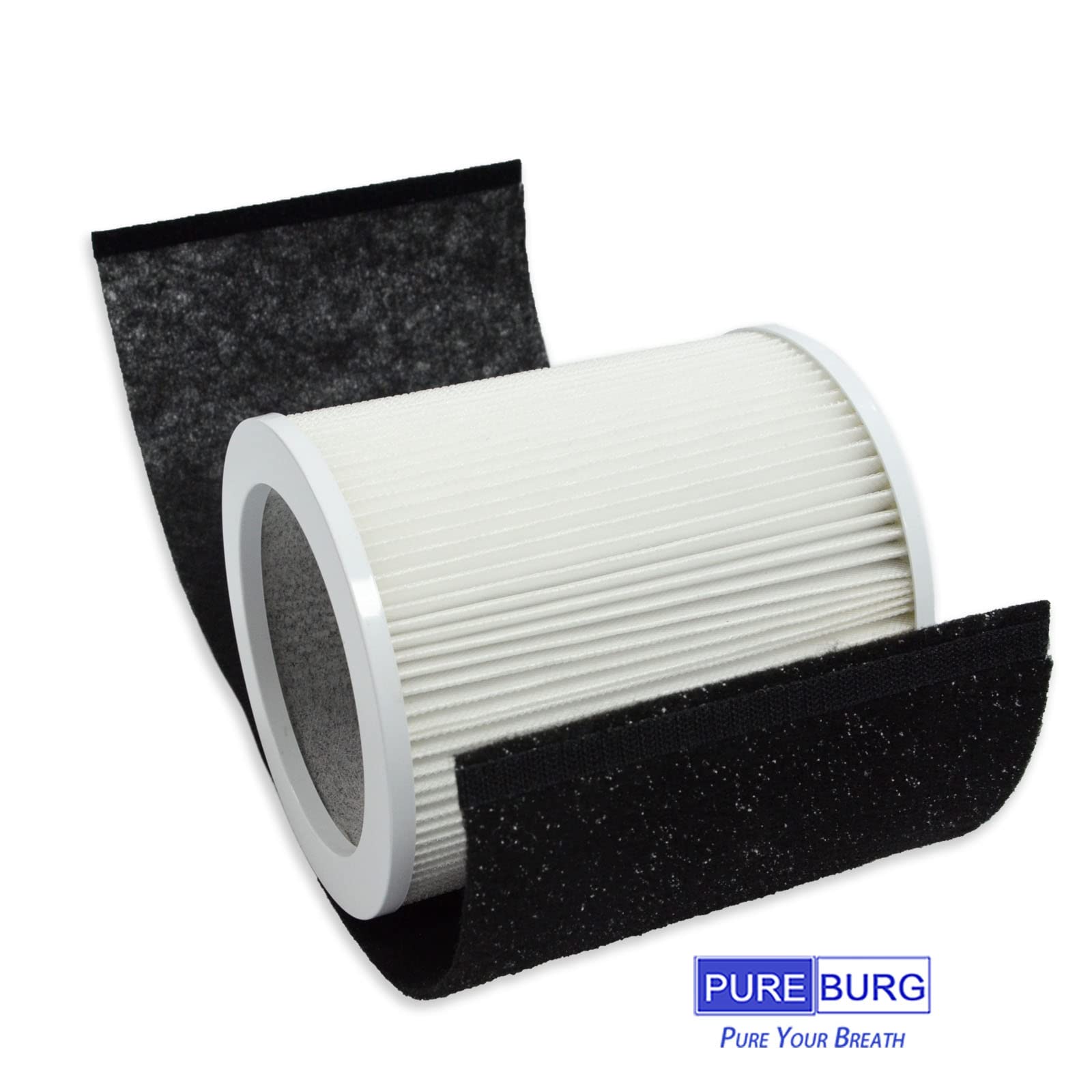 PUREBURG Replacement Filter Set Compatible with Hunter HP670 Air Purifier, H13 HEPA + 4 x Activated Carbon Pre-Filter Air Clean Dust VOCs Odor