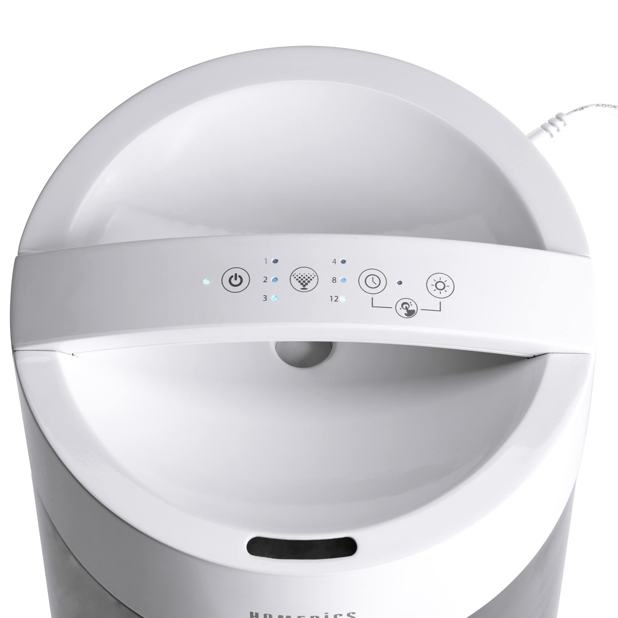 HoMedics Humidifiers for Bedroom, Home, Nursery, Office and Plants. Total Comfort UV-C Ultrasonic Humidifier, Leak Resistant Design, 0.97 Gallon Tank, 35 Hour Run Time, Quiet, Cool Mist, Night Light