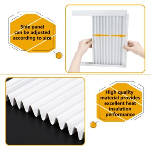 LBG Products Window Air Conditioner Side Panel and Frame Set,AC Accordion Filler Kit,Fits Most 10000BTU Window Air Conditioners