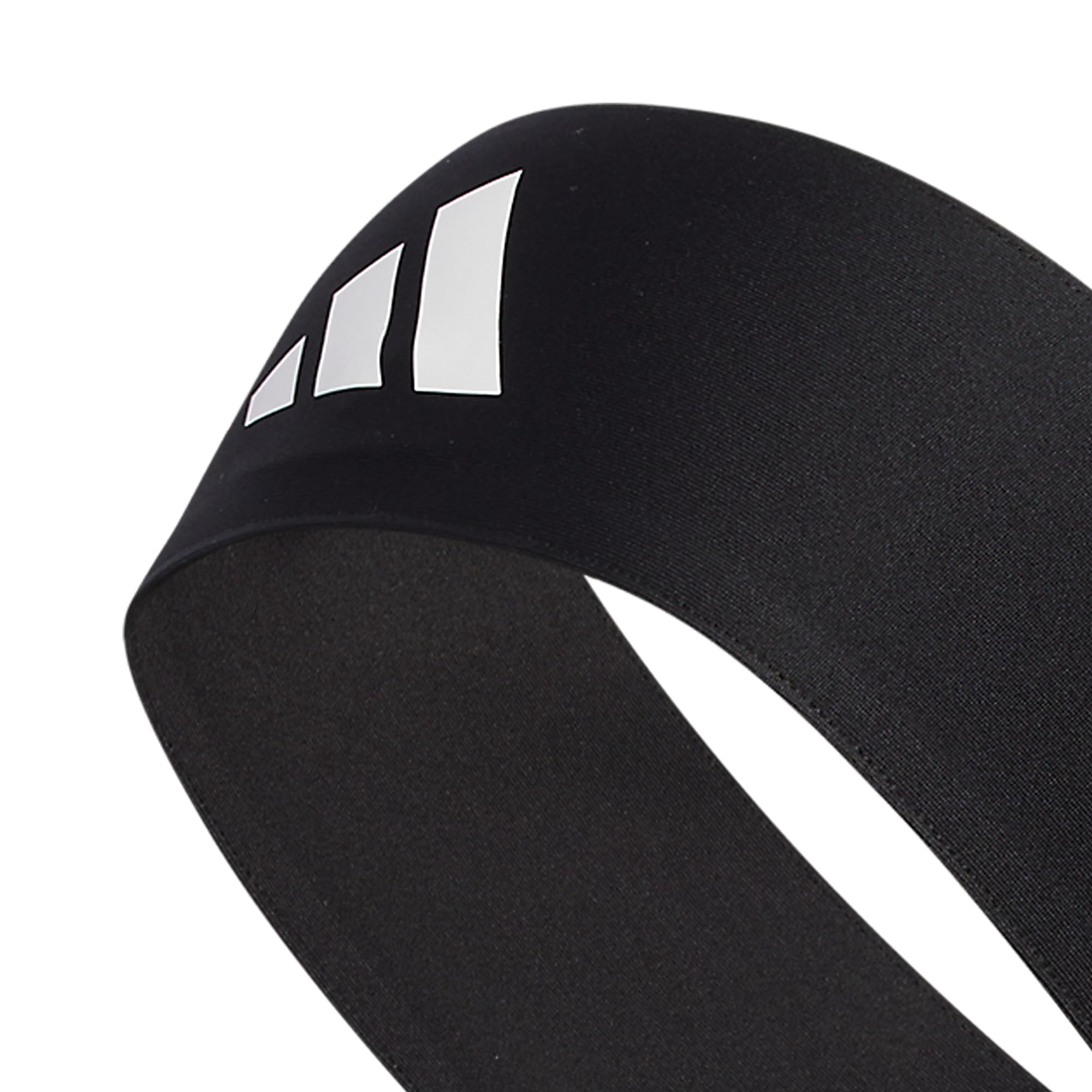 adidas Alphaskin Tie Headband, Black/White/2, One Size