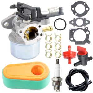 gelaska 591137 carburetor with 795066 replaces for 591137, 590948 carburetor for 2700-3000psi pressure washer and cc999es, sc500e, sc500ez, 775ex, 875exi mowers series 190cc engine