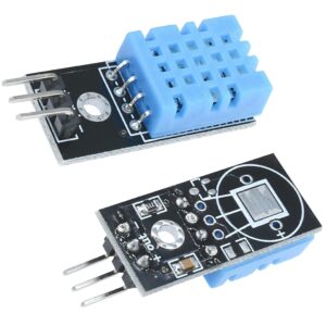 WWZMDiB DHT11 Temperature and Humidity Sensor 3.3V-5V Humidity Measure 20%-95% Temperature Measure 0-50℃ for arduino (3Pcs DHT11)